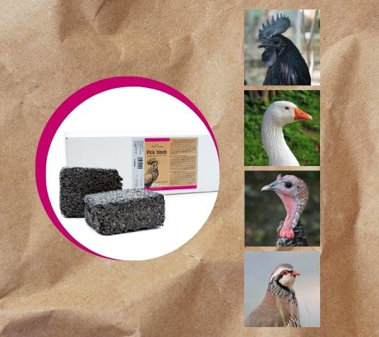 Bloque de Minerales Para Aves de Corral | Finca Casarejo