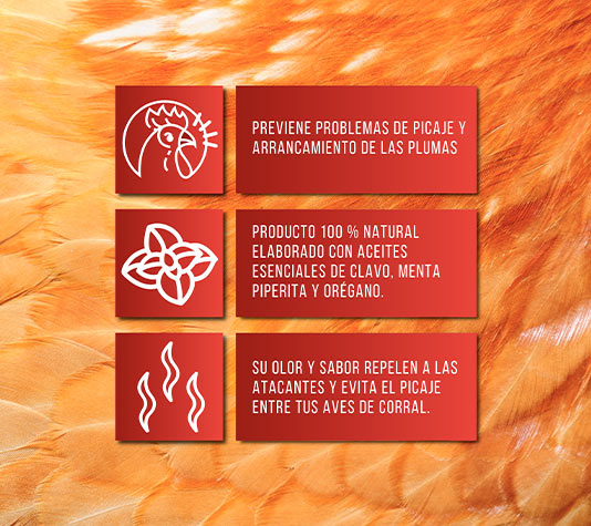 Spray Repulsivo Contra el Picaje en Aves de Corral | Finca Casarejo