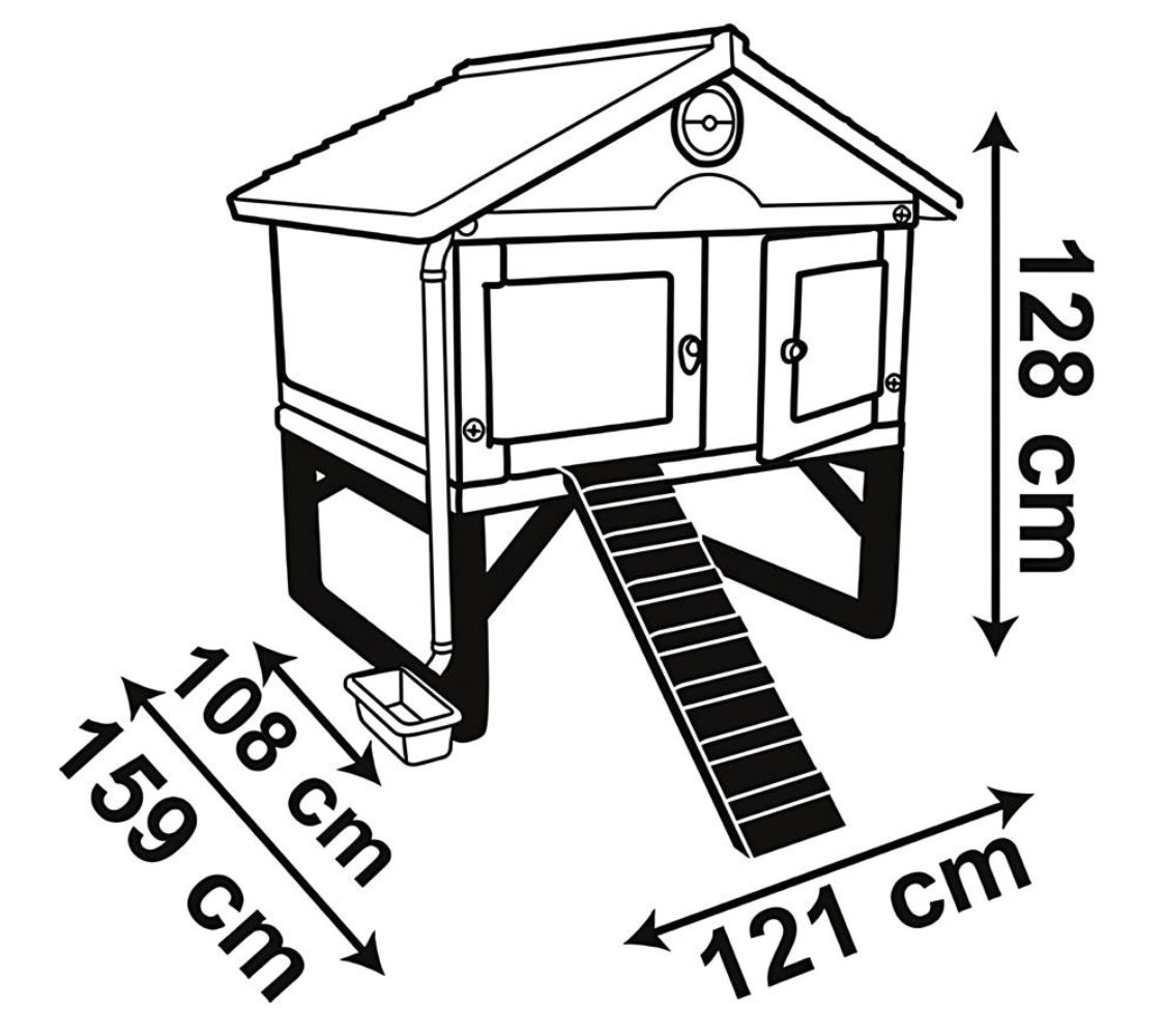 Gallinero Infantil Para Exterior: Capacidad 5 Gallinas | Finca Casarejo