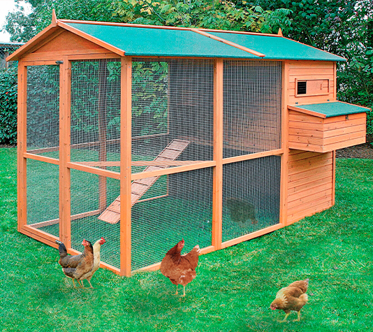 Gallinero Oslo Para 8-12 Gallinas. Incluye Parque Exterior | Finca Casarejo